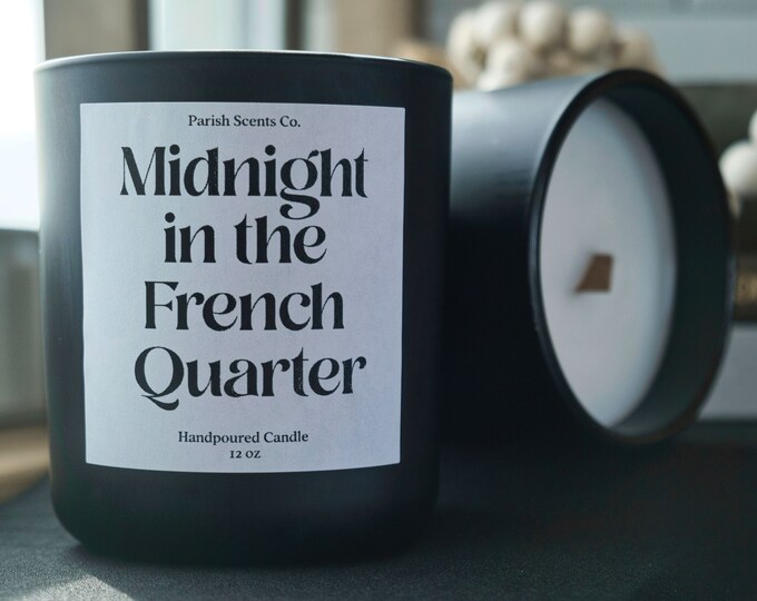 Midnight in the French Quarter A New Orleans Candle by Parish Scents 12 ...