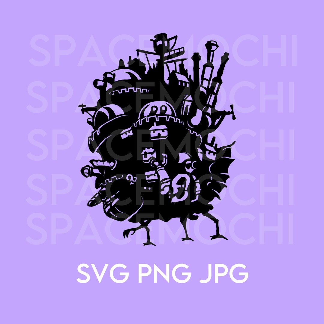 Howl's Moving Castle SVG: Anime Cricut Silhouette File (digital ...