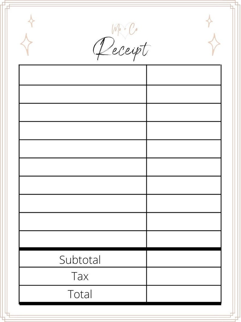 Small Shop Receipt Book - Etsy