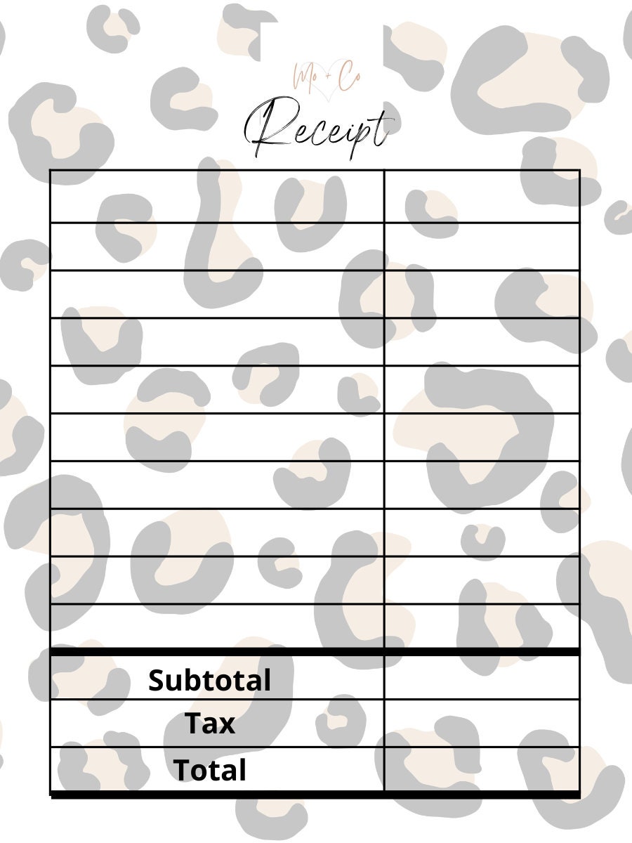 Small Shop Receipt Book - Etsy