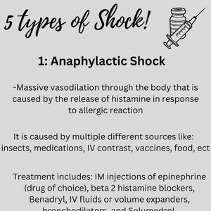 The 5 Types of Shock and How to Treat Them - Etsy