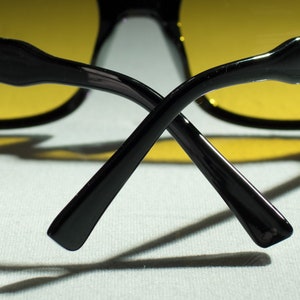 Blocker Lense Driving Sunglasses 70s Yellow Night Vision Shades Black ...