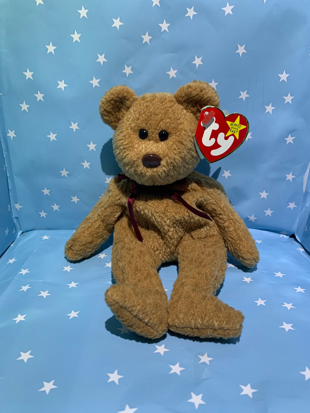 Rare Curly – TY Beanie Baby - Etsy