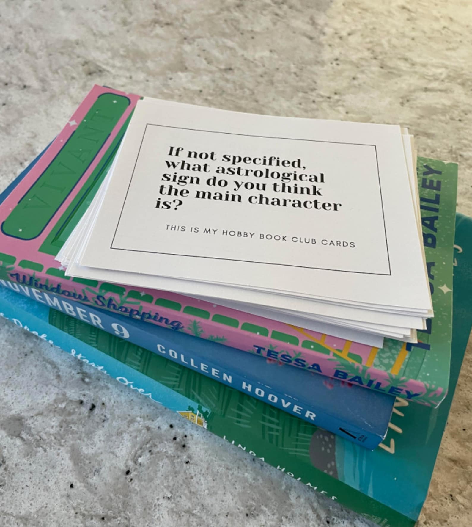 Book Club Cards - Etsy