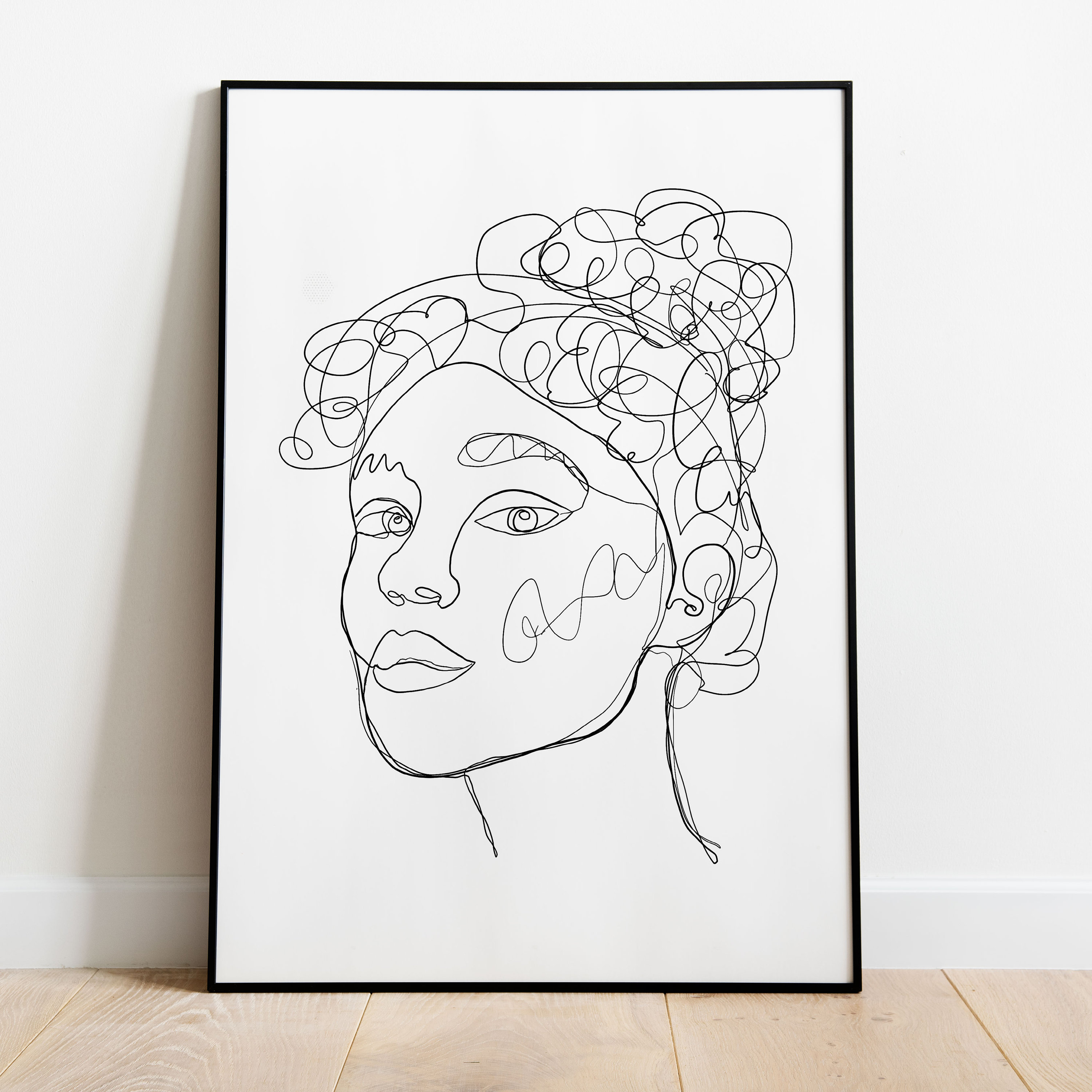 Printable A4 Poster Illustration Face - Etsy