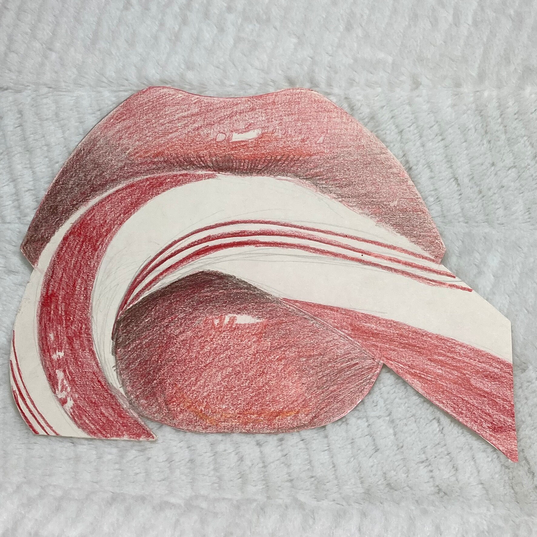 Pop Art Handmade Colored Pencil Drawing ‘taste’ Original Artwork ...