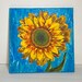 Sunflower Original Artwork Finding Joy Acrylic on Canvas Signed - Etsy