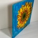 Sunflower Original Artwork Finding Joy Acrylic on Canvas Signed - Etsy