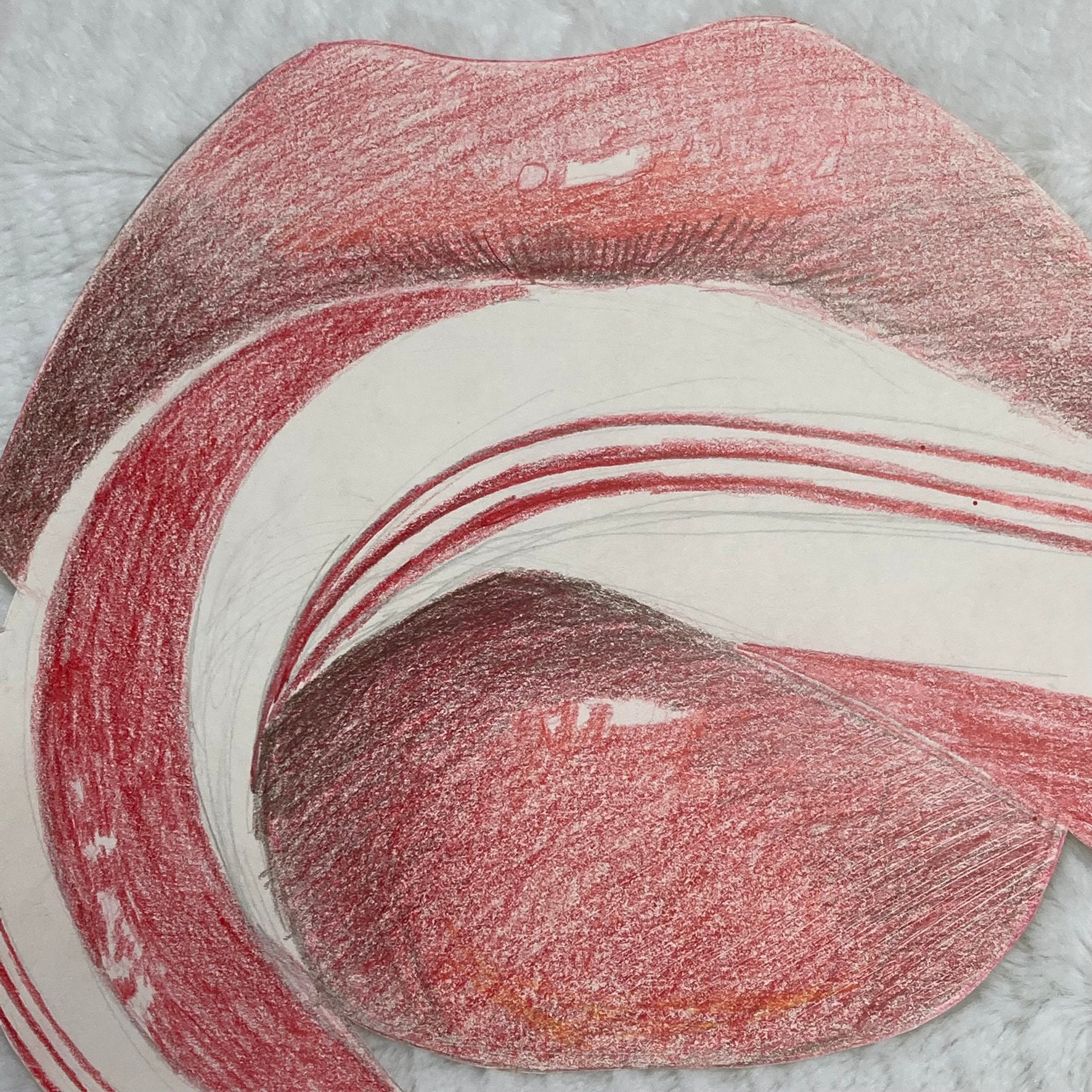 Pop Art Handmade Colored Pencil Drawing ‘taste’ Original Artwork ...
