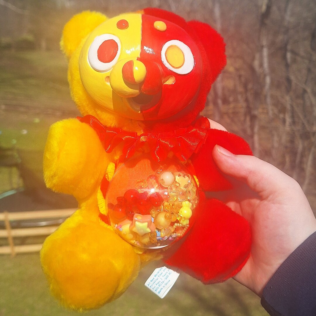 Reddie the Split Gummy Bear Bear, Clayfaceplush Oddcore Clowncore ...