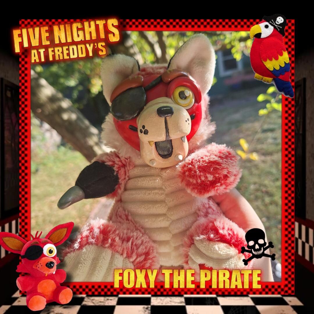 SMALL FOXY PLUSH- Fnaf Movie Horror Kawaii Fun Gifts Lgbtq Meme ...