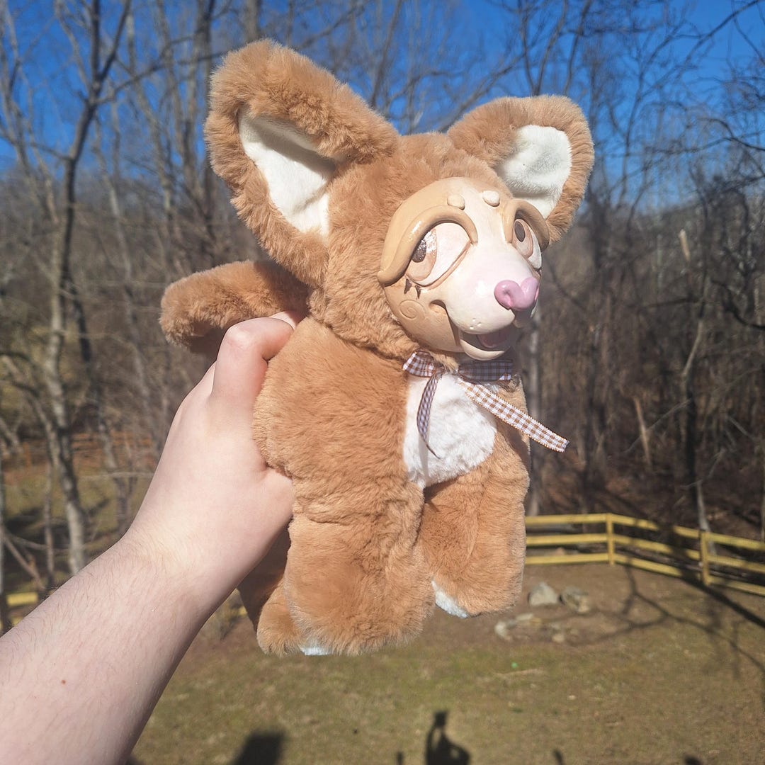 Robin the Corgi Purse, Clayfaceplush Oddcore Clowncore Kidcore Colorful ...