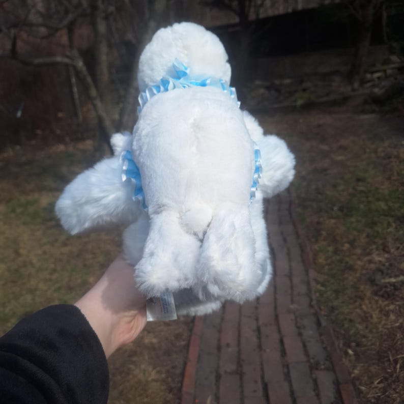 Finn the Seal Bear, Ooak Plush Handmade Art Doll Teddy Blue Autism ...