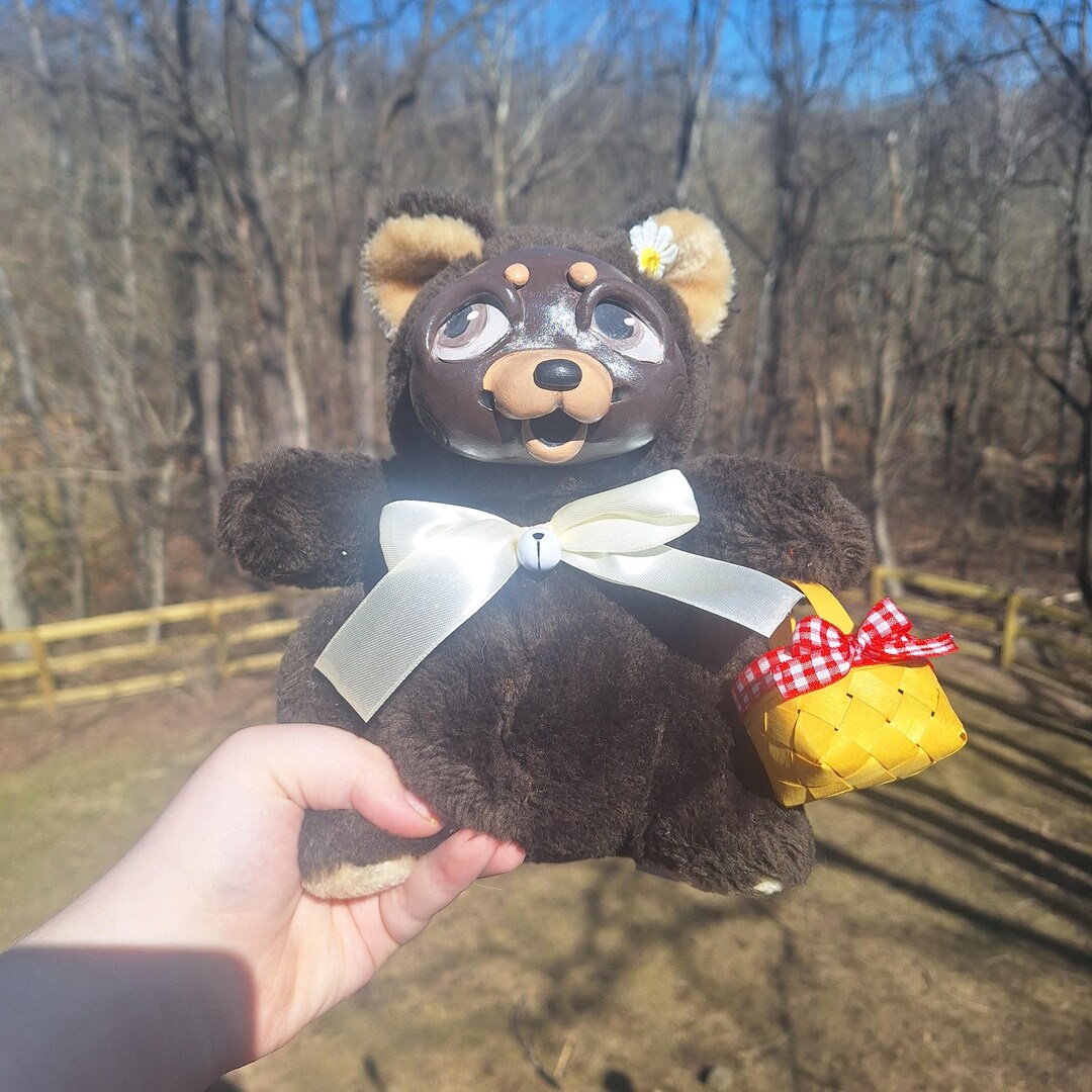 Fredrick the Teddy Bear, Clayfaceplush Oddcore Clowncore Kidcore ...