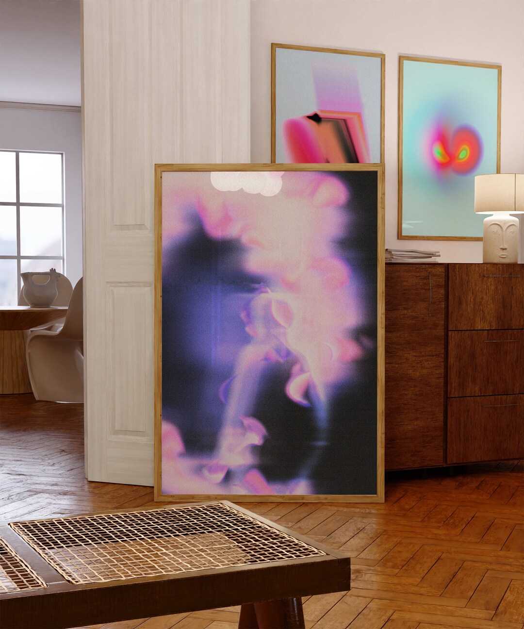 Abstract Wall Art, Gradient Art Print, Aura Poster, Gradient Print ...