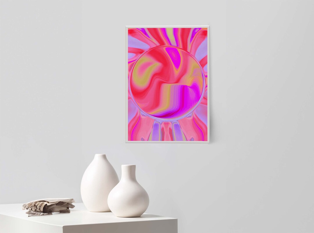 Wandkunst Drucke, druckbare Wandkunst, Ästhetische Poster, Bunte Wandkunst, Moderne Kunst Druck ...