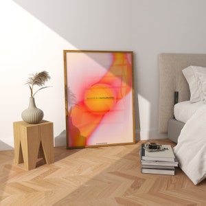 Less Perfection More Authenticity Poster, Affirmation Poster, 70s ...