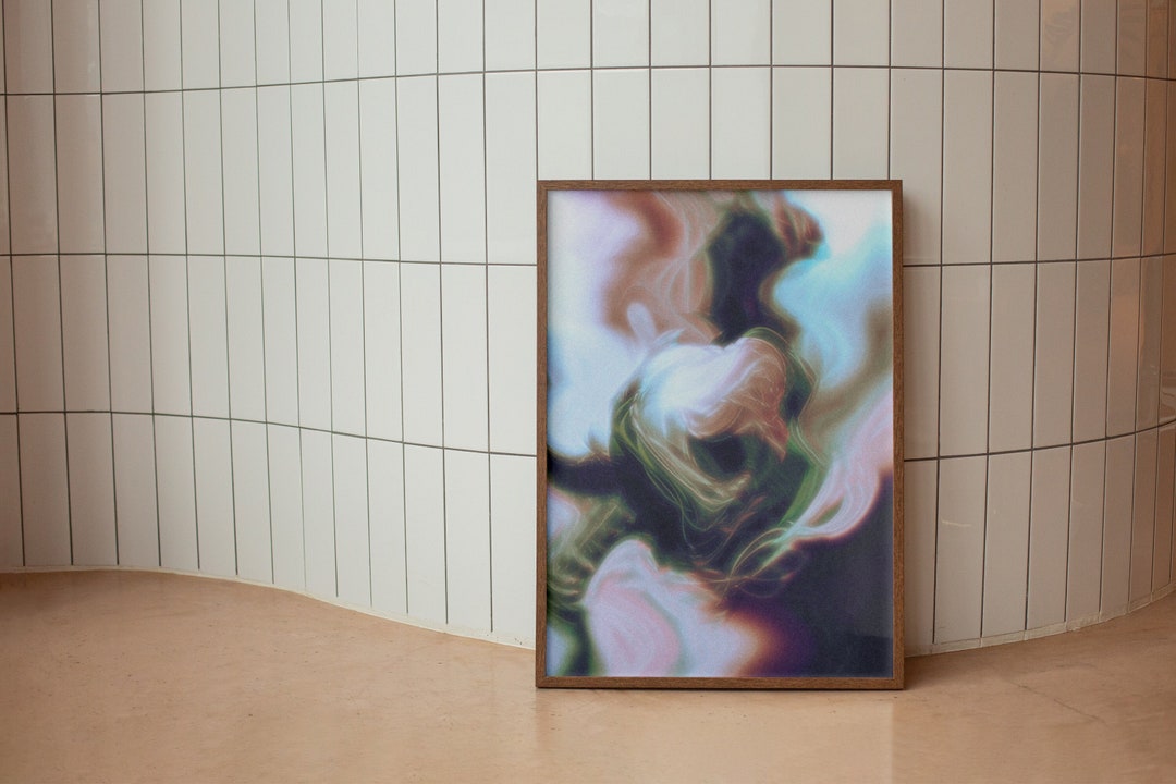 Aura Poster, "lost" Art Print, Spiritual Wall Art, Gradient Print ...