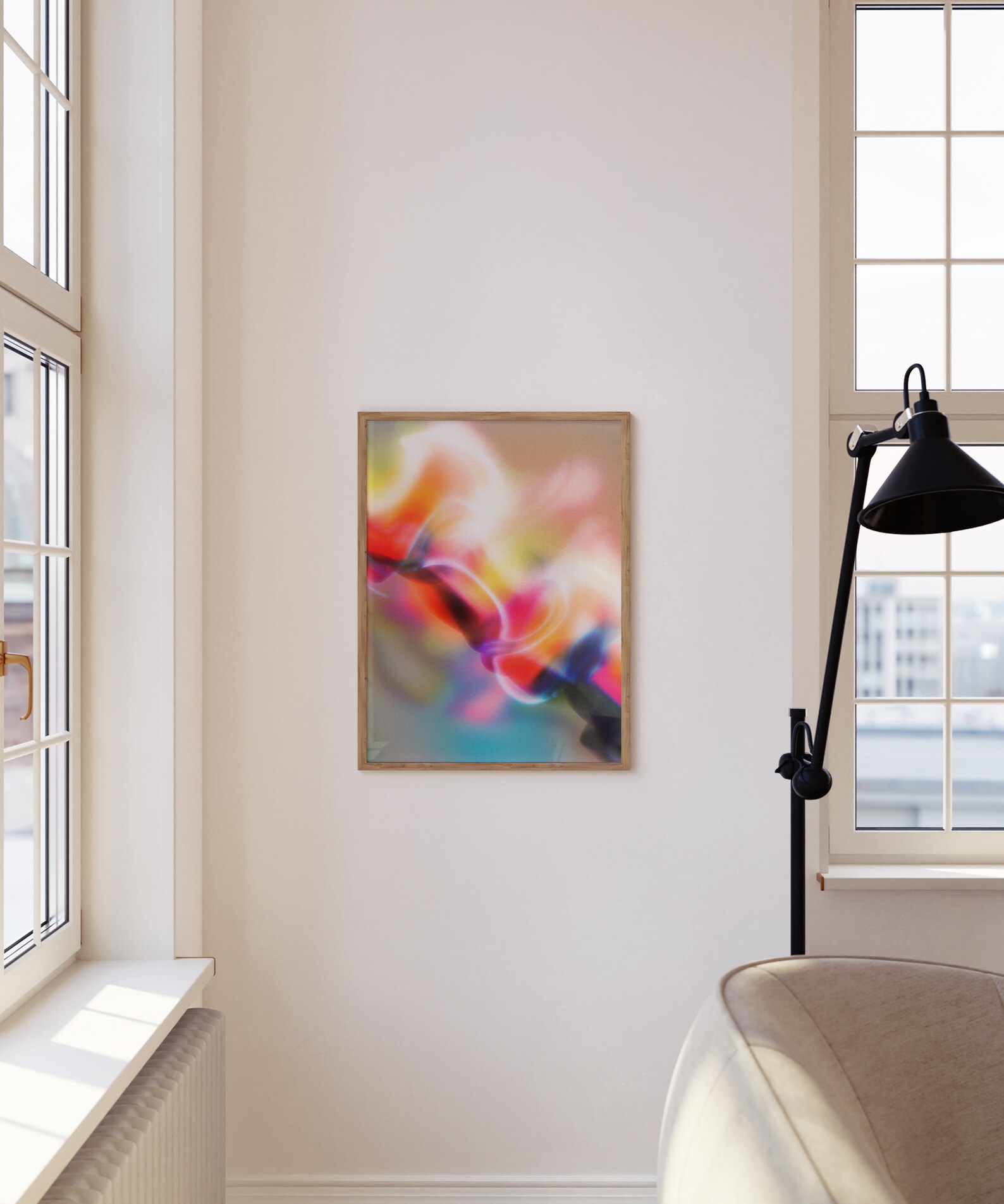 Abstract Wall Art Gradient Art Print Aura Poster Gradient - Etsy