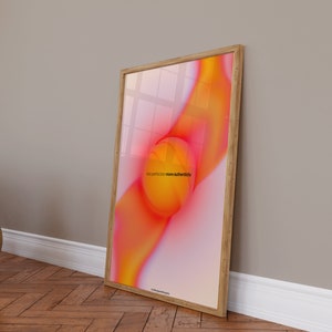 Less Perfection More Authenticity Poster, Affirmation Poster, 70s ...