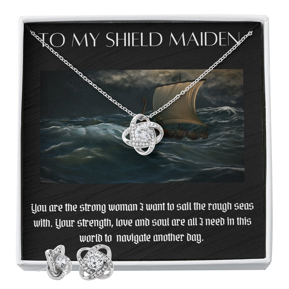 Shield Maiden Necklace Gift for Her Viking Gift for Her Birthday Gift Anniversary Gift for Her Etsy