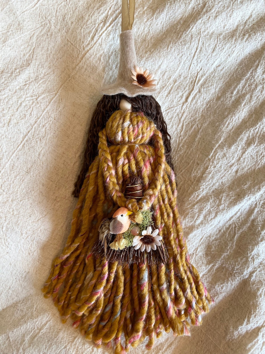 Yarn Witch, Cottagecore Witch, Cottage Witch, Kitchen Witch, Witch Doll ...