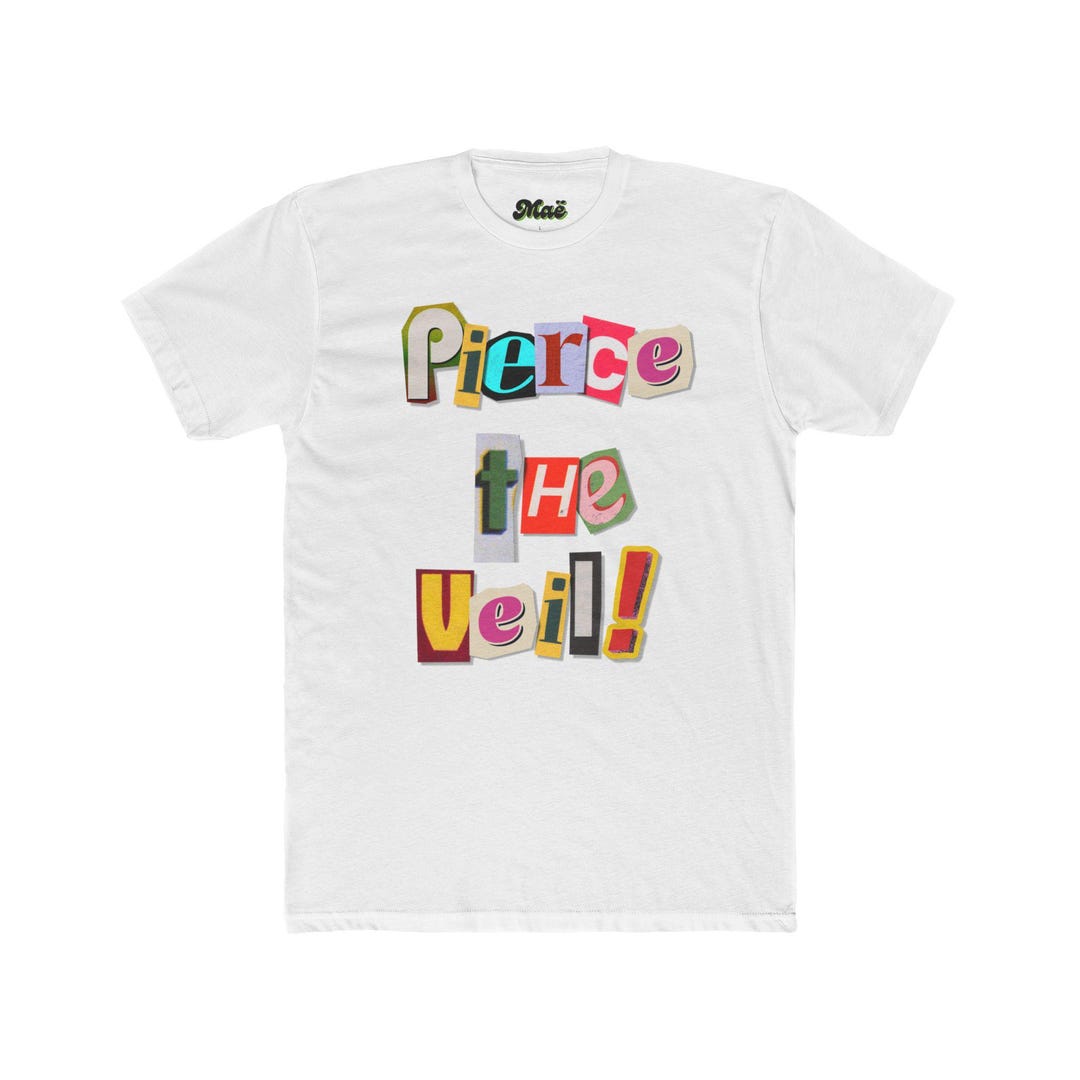 Pierce the Veil Graphic Collage Cotton Tshirt - Etsy