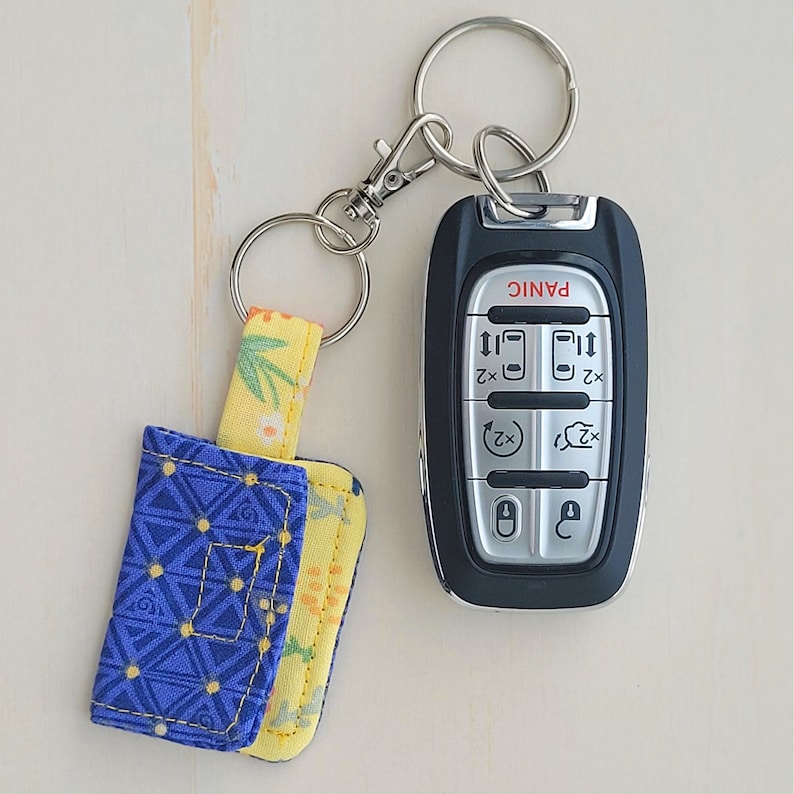 Quarter Keeper Keychain Printable Sewing Tutorial - PDF Download - Etsy