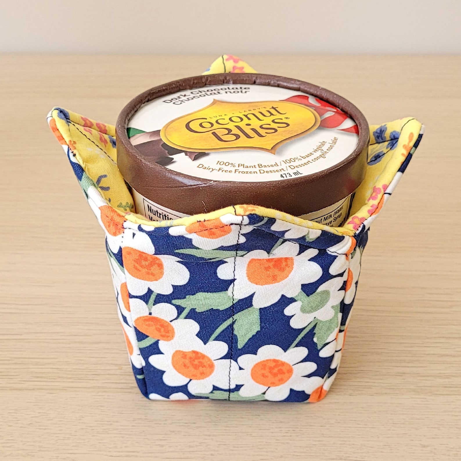 Reversible Pint-size Ice Cream Cozy Printable Sewing Pattern - Etsy