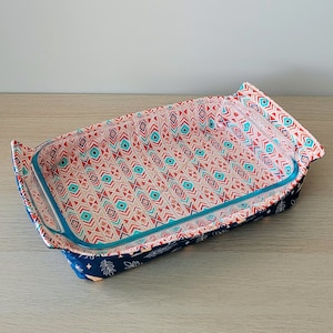 Reversible Casserole Dish Cozy Printable Sewing Pattern and Tutorial ...