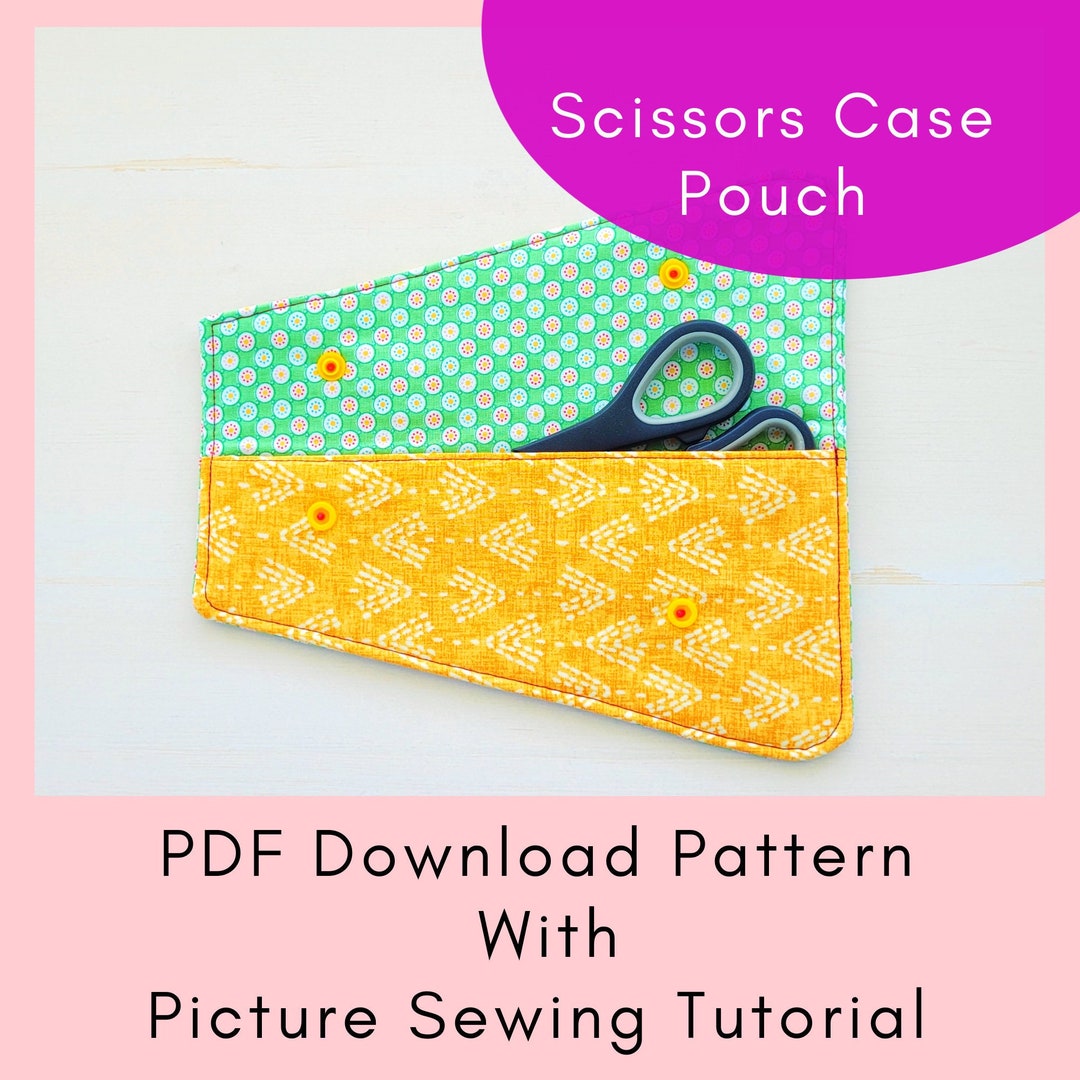 Scissors Pouch Printable Sewing Pattern and Tutorial - PDF Download - Etsy