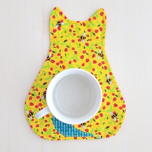 Cat Mug Rug Printable Sewing Pattern and Tutorial - PDF Download - Etsy