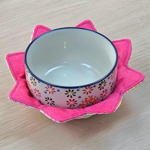 Flower Bowl Cozy Printable Sewing Pattern and Tutorial - PDF Download ...