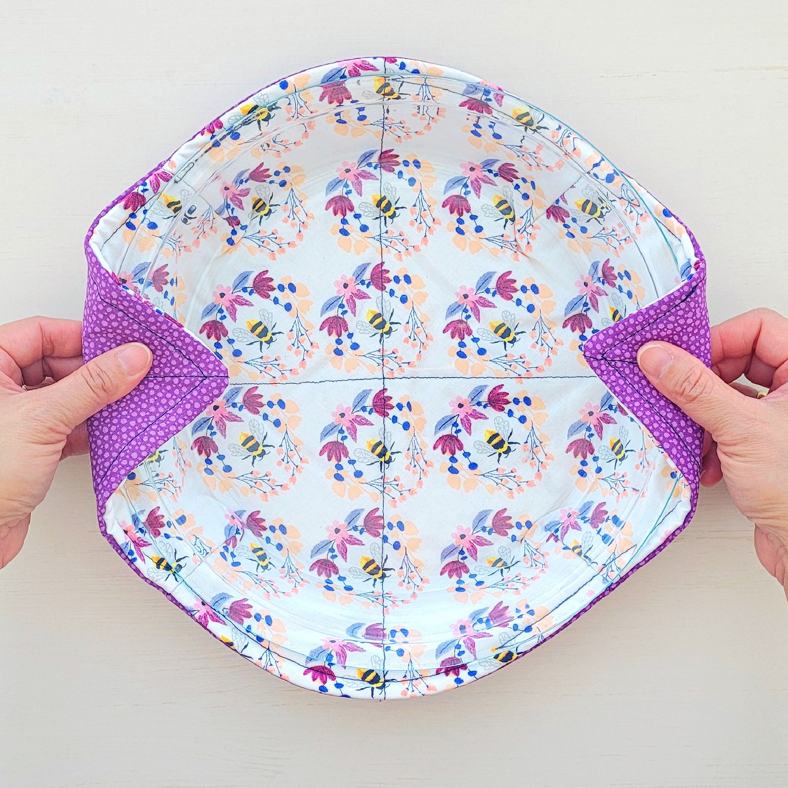 Reversible Pie Plate Cozy Printable Sewing Pattern and - Etsy