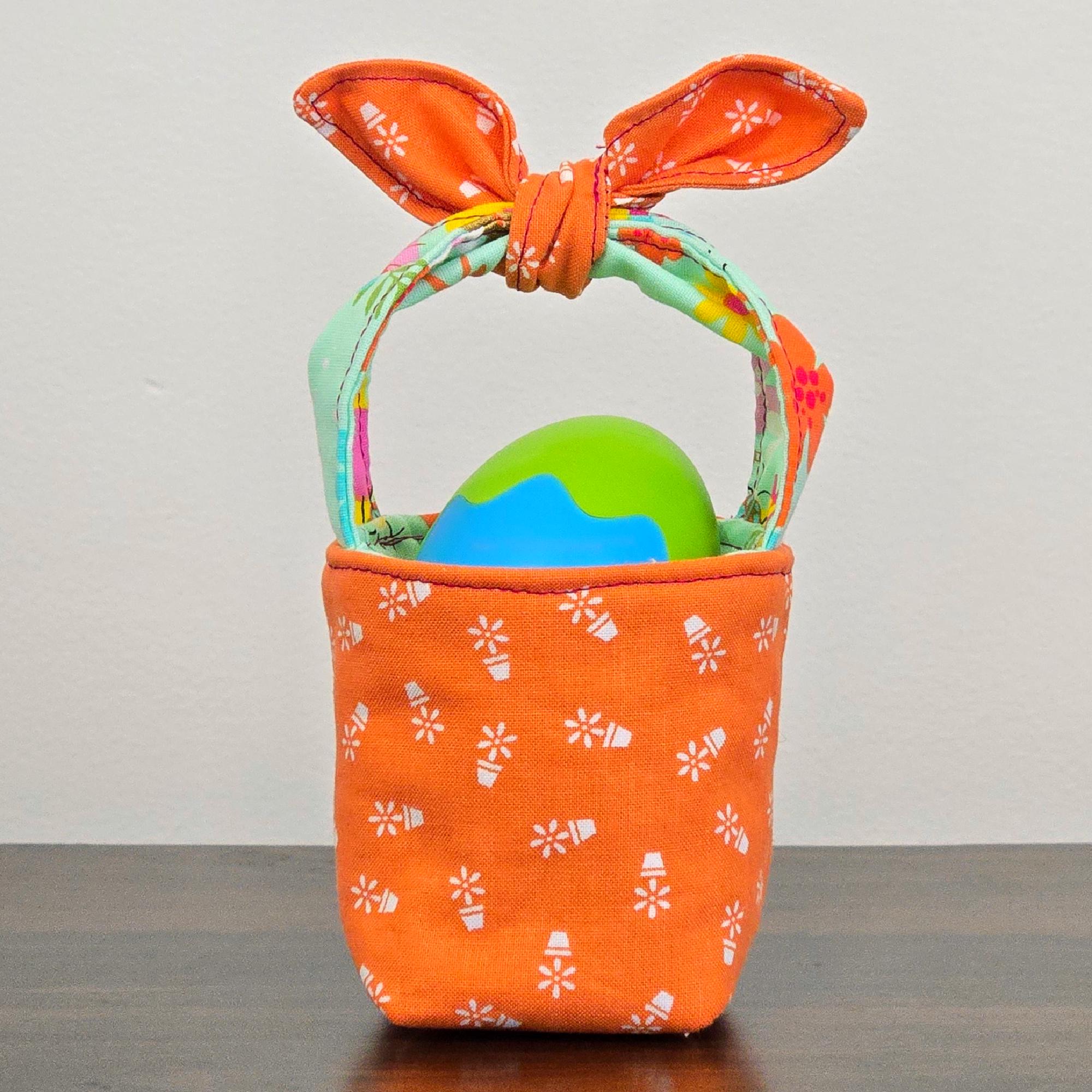 Mini Easter Basket Printable Sewing Pattern and Tutorial - PDF Download ...
