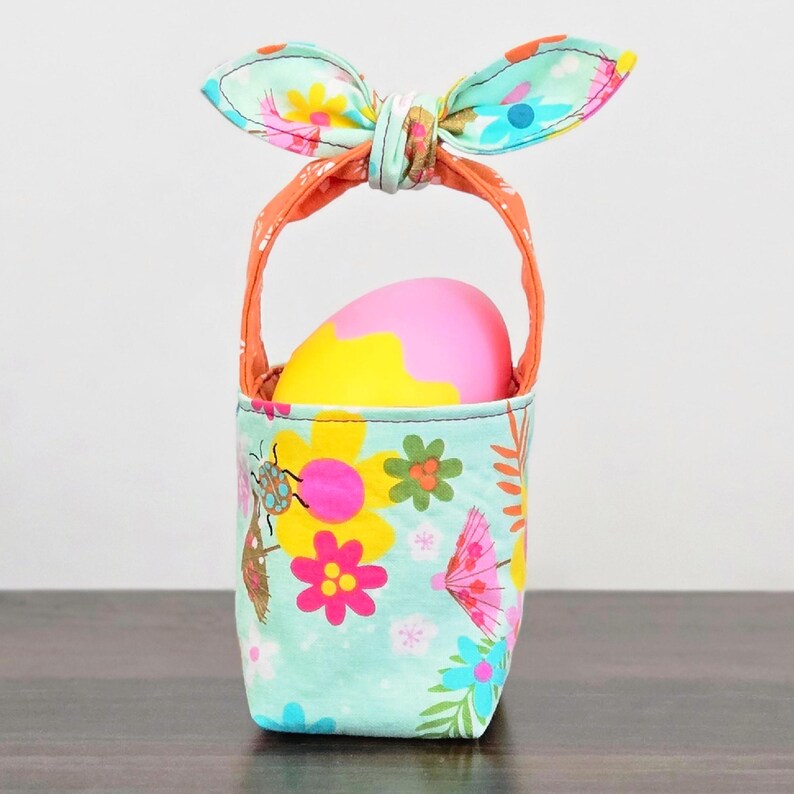 Mini Easter Basket Printable Sewing Pattern and Tutorial - PDF Download ...