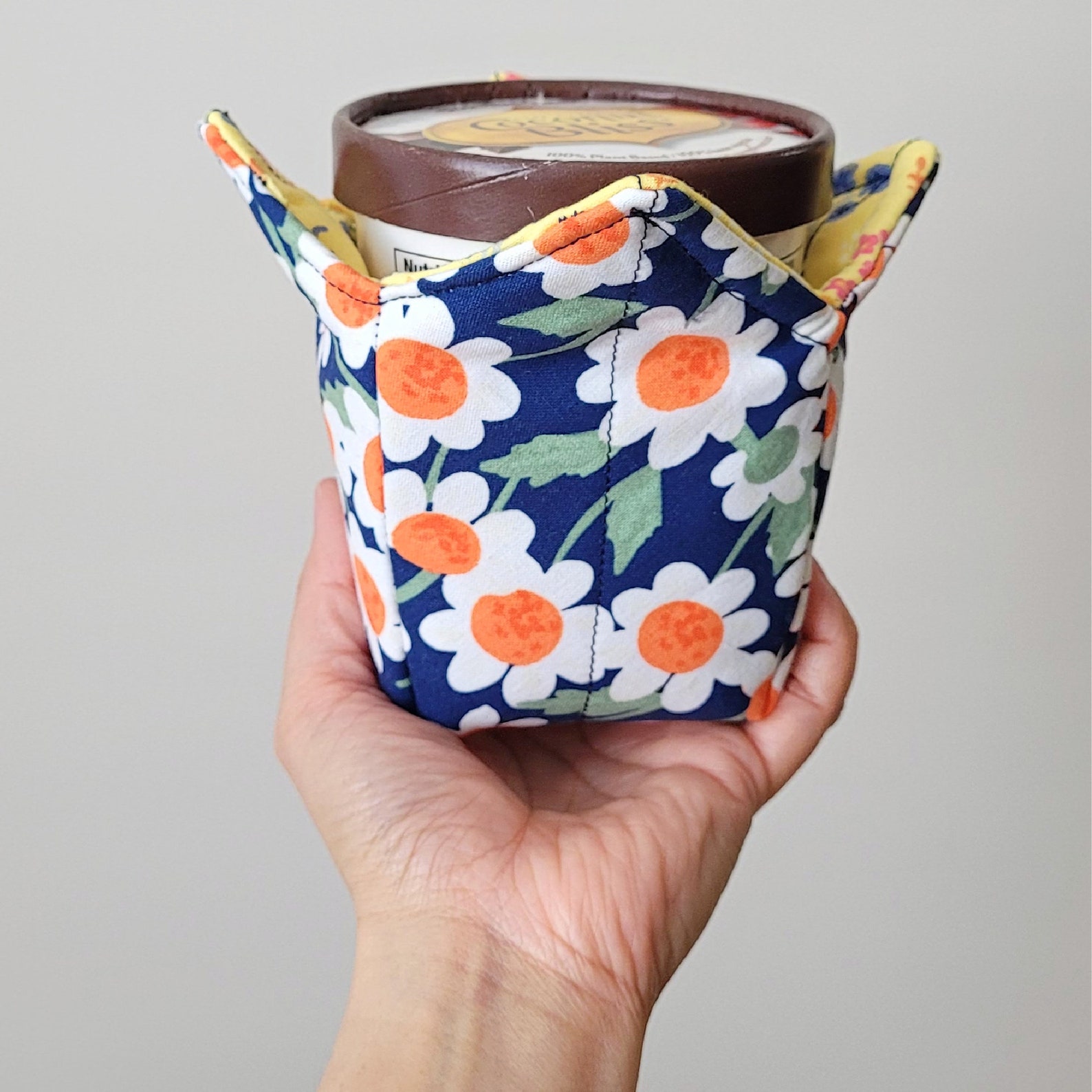 Reversible Pint-size Ice Cream Cozy Printable Sewing Pattern - Etsy