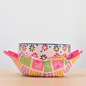 Flower Bowl Cozy Printable Sewing Pattern and Tutorial - PDF Download ...