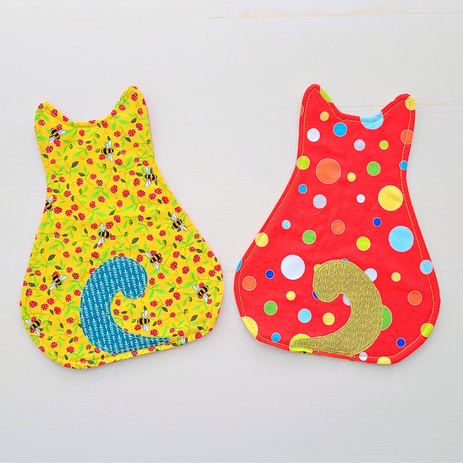 Cat Mug Rug Printable Sewing Pattern and Tutorial PDF - Etsy