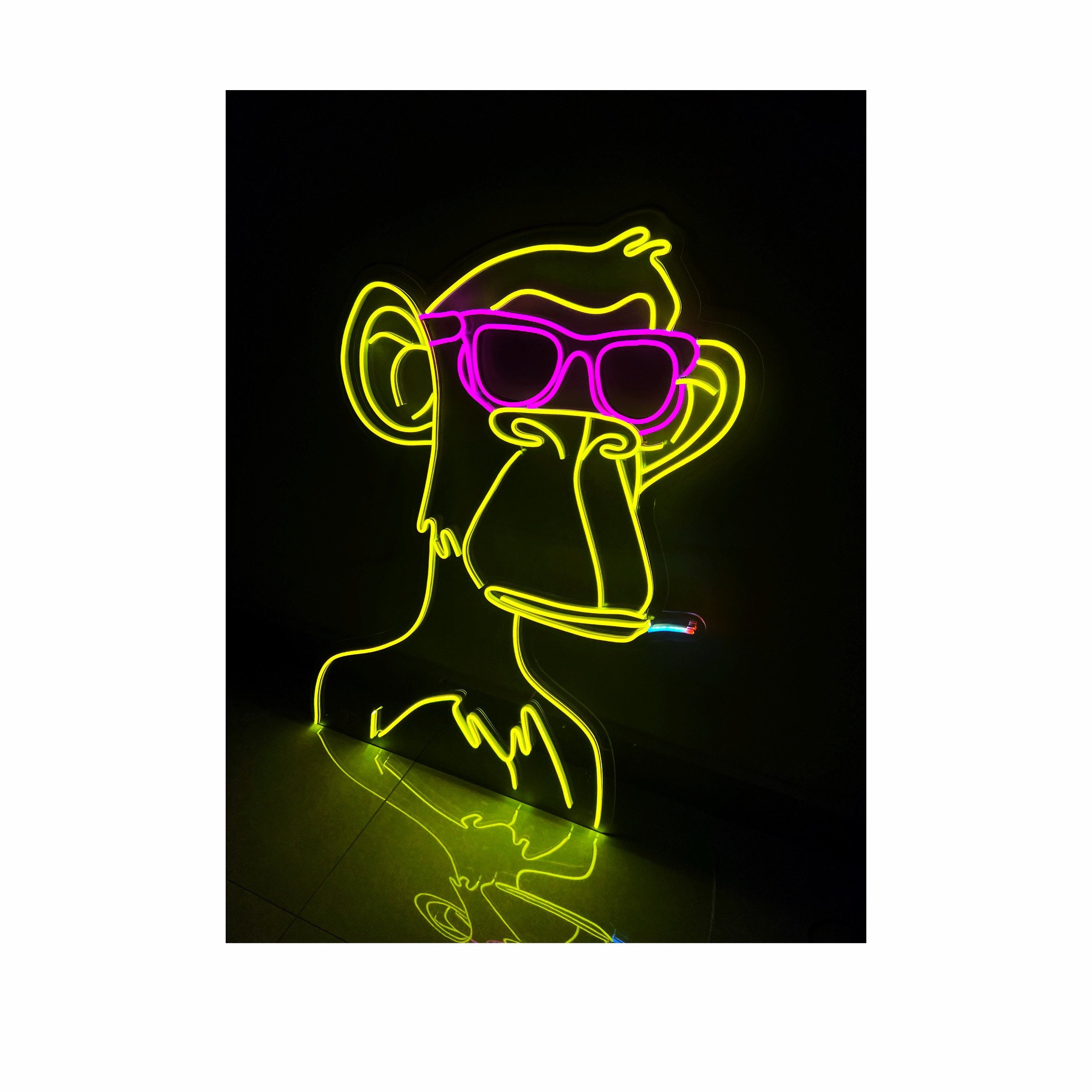 Ape NFT Neon Sign Neon Sign Wedding Neon Sign Led Neon - Etsy