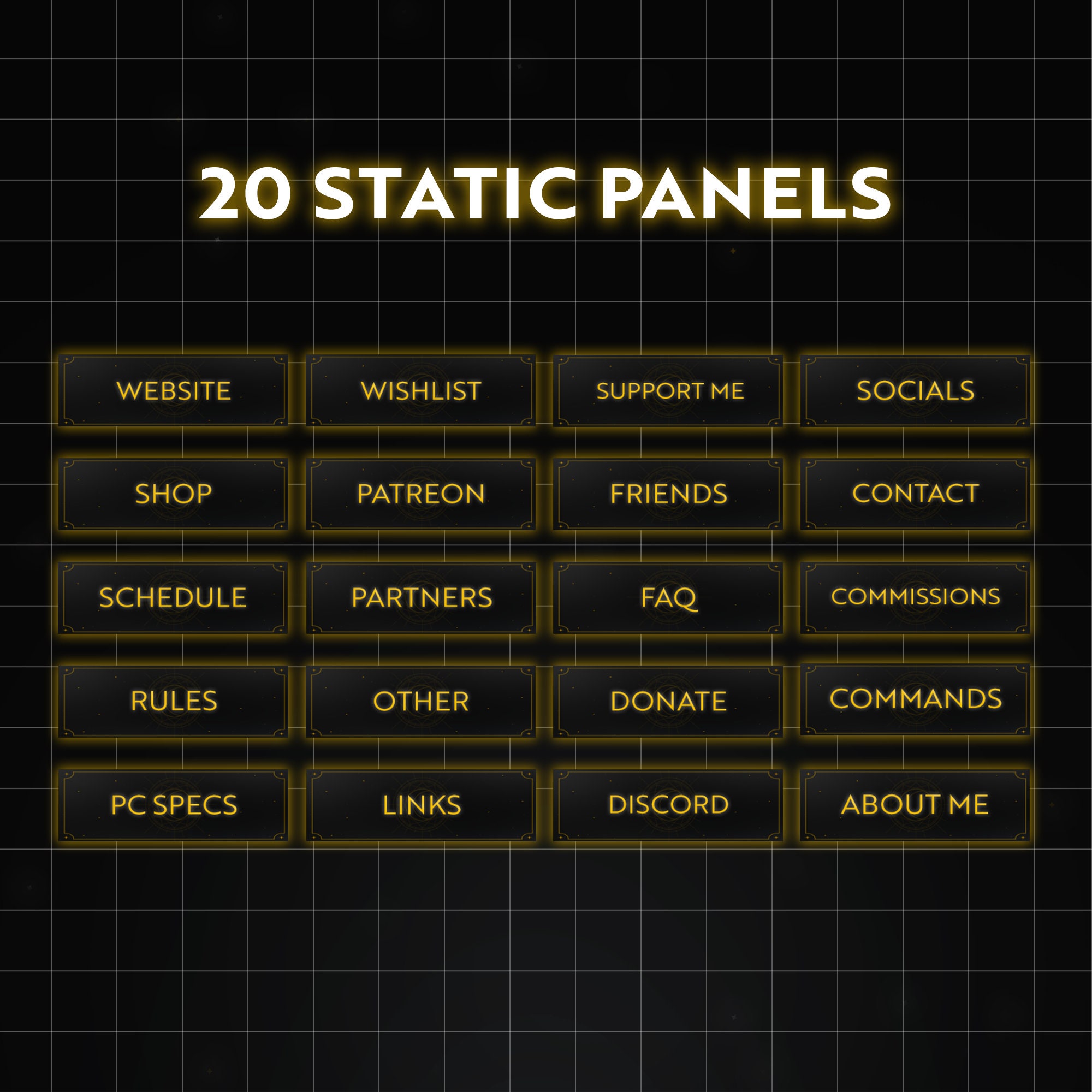 Astral Animated Stream Package/twitch Set/alerts/panels/simple/black Aesthetic/celestial Theme ...