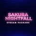 Sakura Nightfall Animated Stream Package/cherry Blossom Design/twitch ...