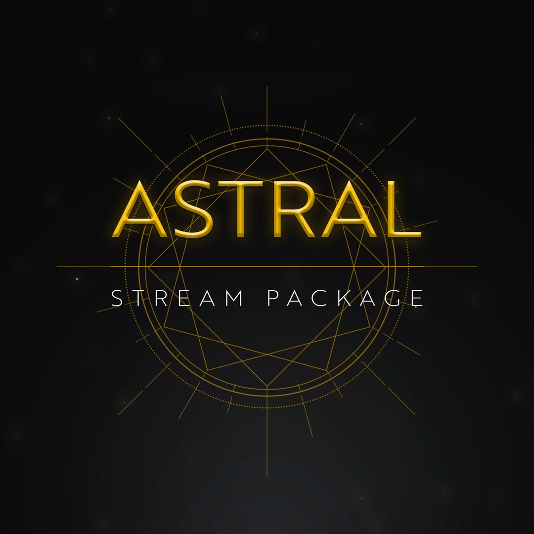 Astral Animated Stream Package/twitch - Etsy