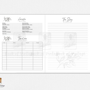 Ancestor Stories Timeline and Story Telling Printable Data Sheet ...