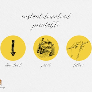 Cemetery Log Sheet Printable Ancestor Tracker Form for Genealogy Family ...