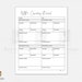 Cemetery Record Sheet Printable for Photographing and Logging Local ...