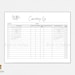 Cemetery Log Sheet Printable Ancestor Tracker Form for Genealogy Family ...