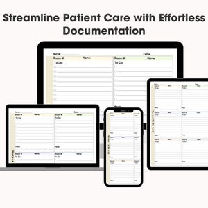 Printable Nurse to Do List Paper, Nurse Notes Template, Medsurg Nurse ...