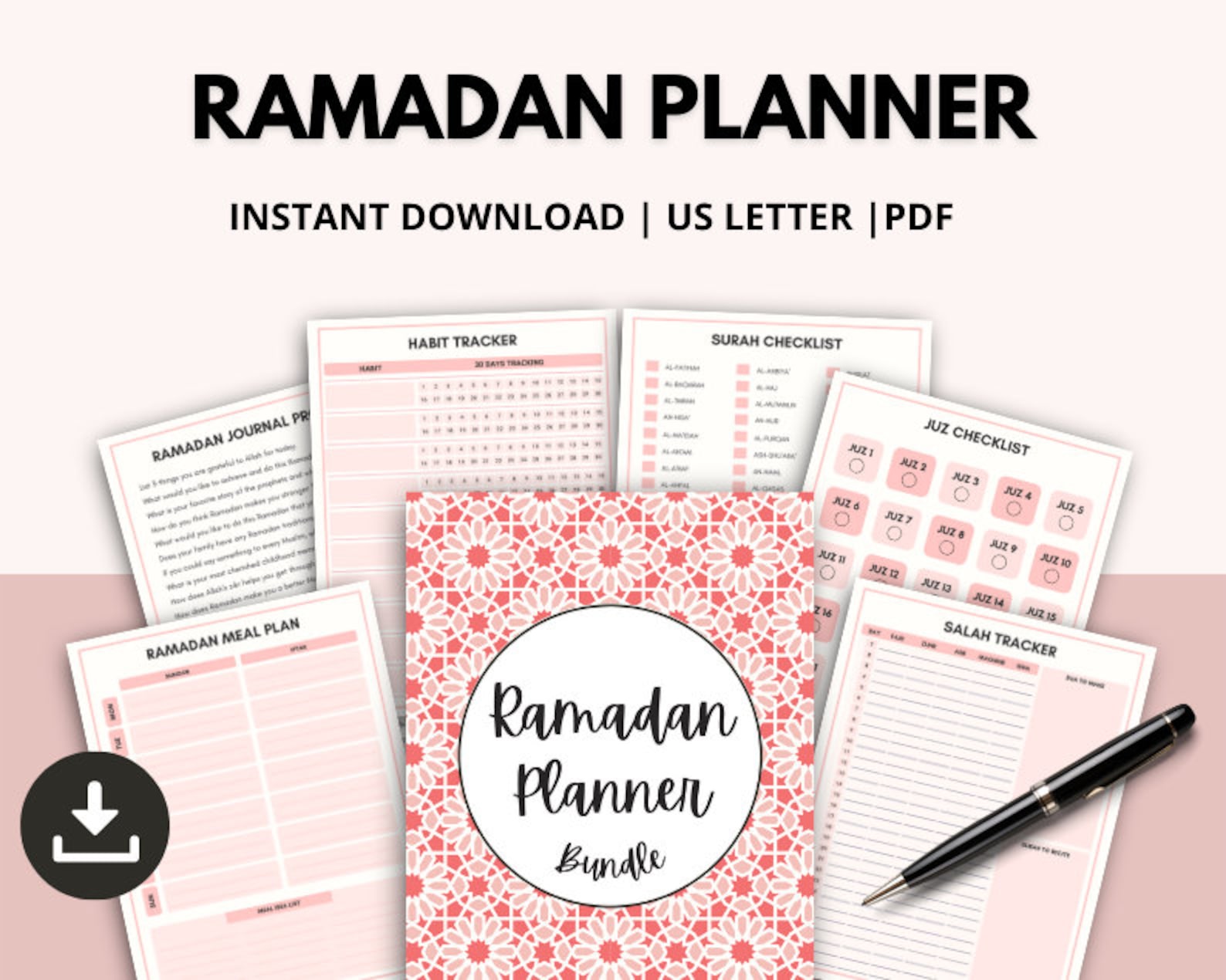 Ramadan Journal Prompts, Ramadan Planner Digital, Ramadan Meal Plan ...