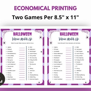 Halloween Villain Match up Quiz, Halloween Movie Quiz, Scary Movie ...